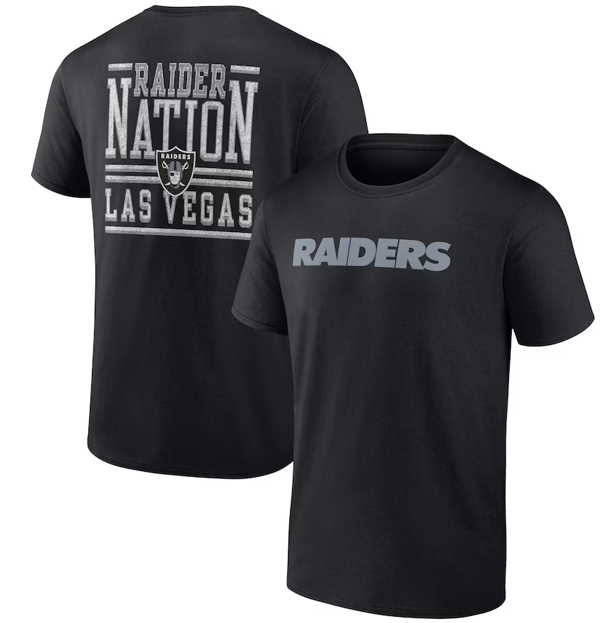 Las Vegas Raiders Fanatics Branded Home Field Advantage T Shirt Blac Sports Town USA