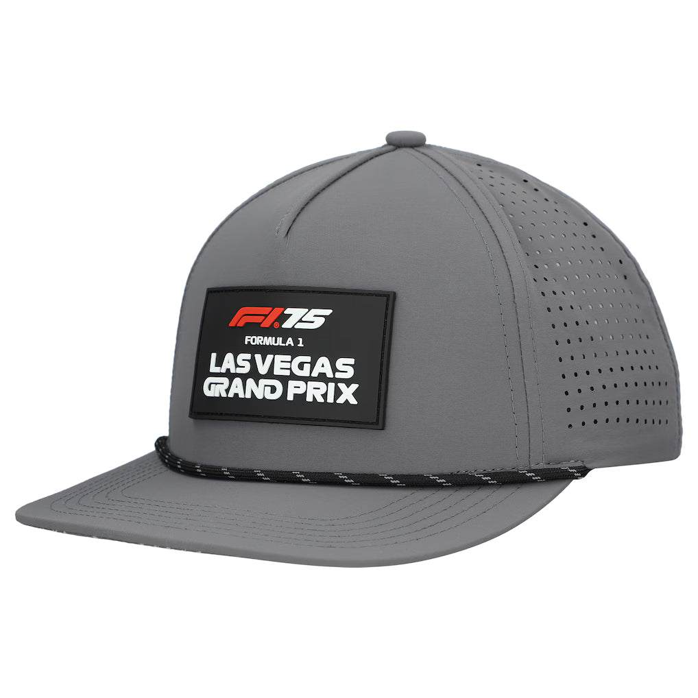 Formula 1 Las Vegas Grand Prix Core Performance Snapback Hat - Gray ...